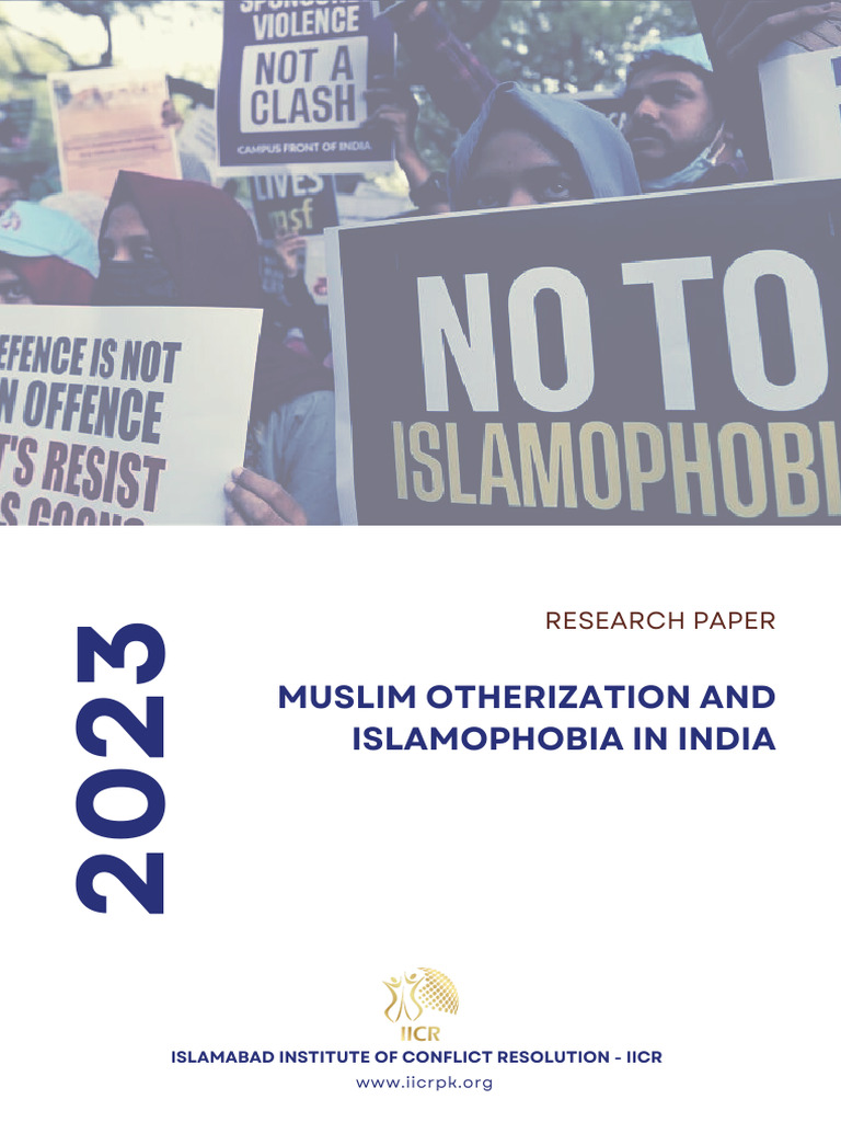IICR Research Paper Islamophobia | PDF | Islamophobia | Discrimination & Race Relations