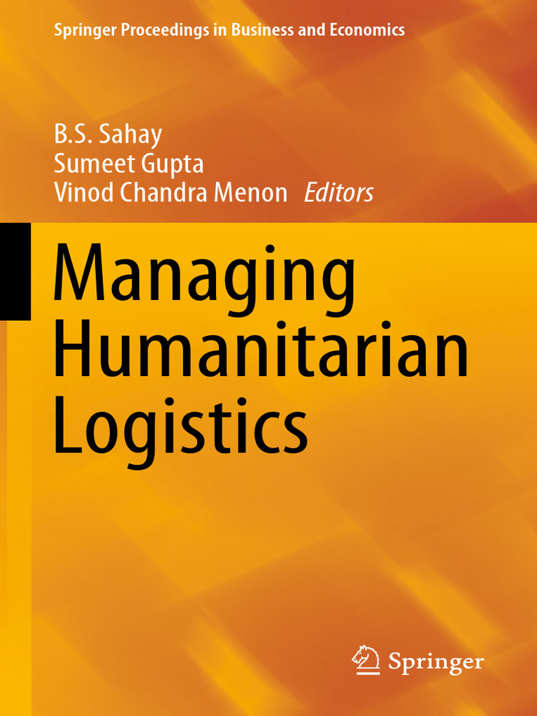 Managing Humanitarian Logistics (PDFDrive) 1 | PDF | Logistics ...