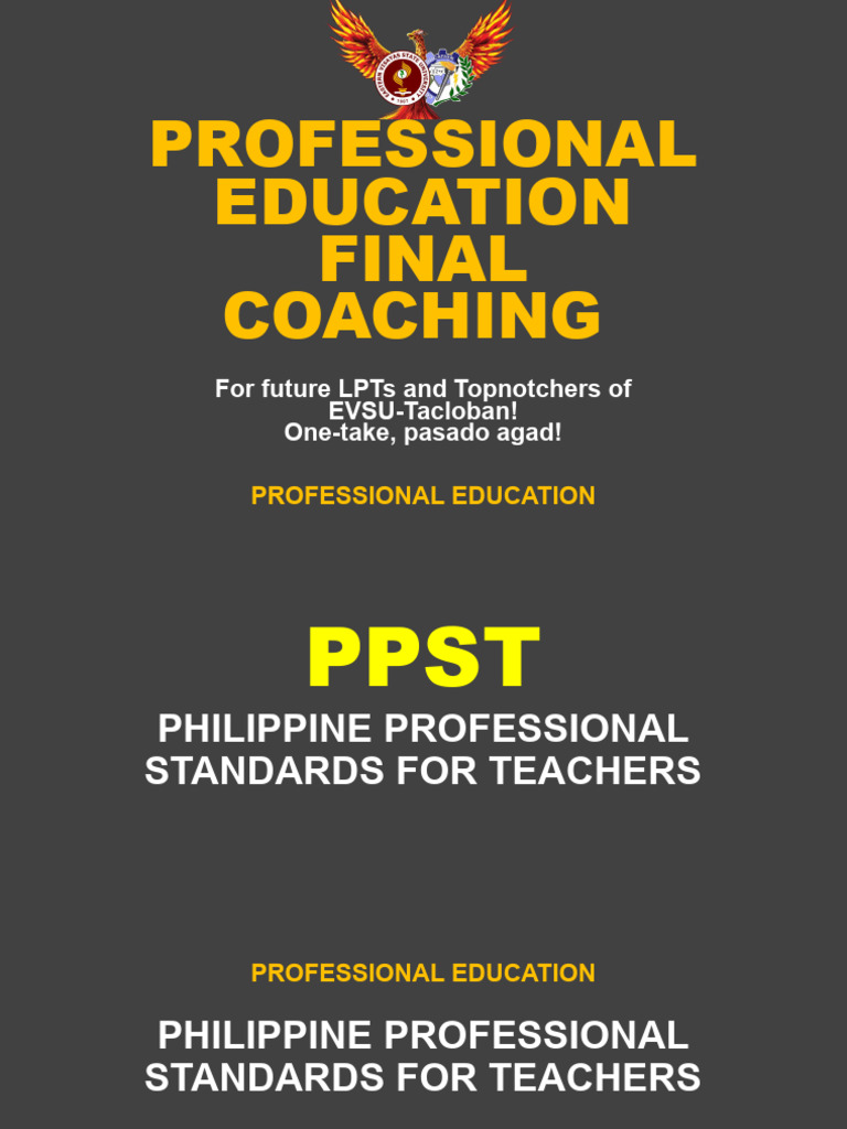 Profed Final Coaching | PDF | Educational Assessment | Learning