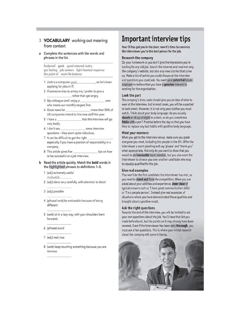 Reading Interview | PDF