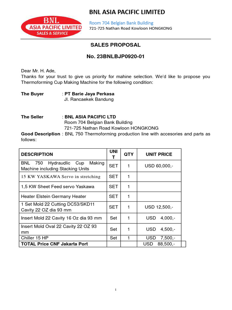 BNL-750 Cup Machine With 22 OZ Mold | PDF | Manufactured Goods
