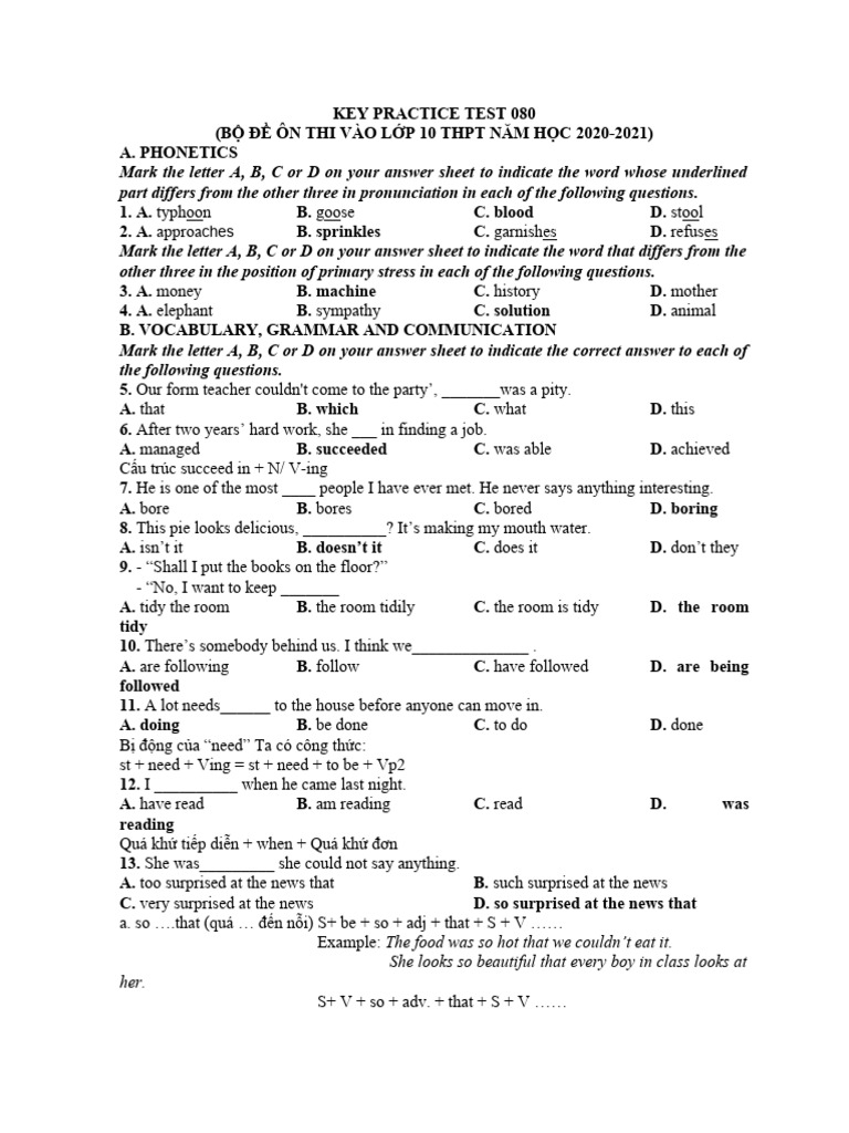 Key Practice Test 080 | PDF | Reason | Francis Bacon