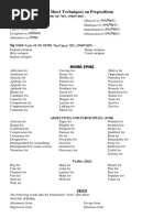 Fixed Prepositions A to Z Guide | PDF