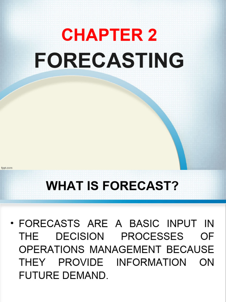 Lesson 2 Forecasting | PDF | Forecasting | Data Lesson 2 Forecasting | PDF | Forecasting | Data