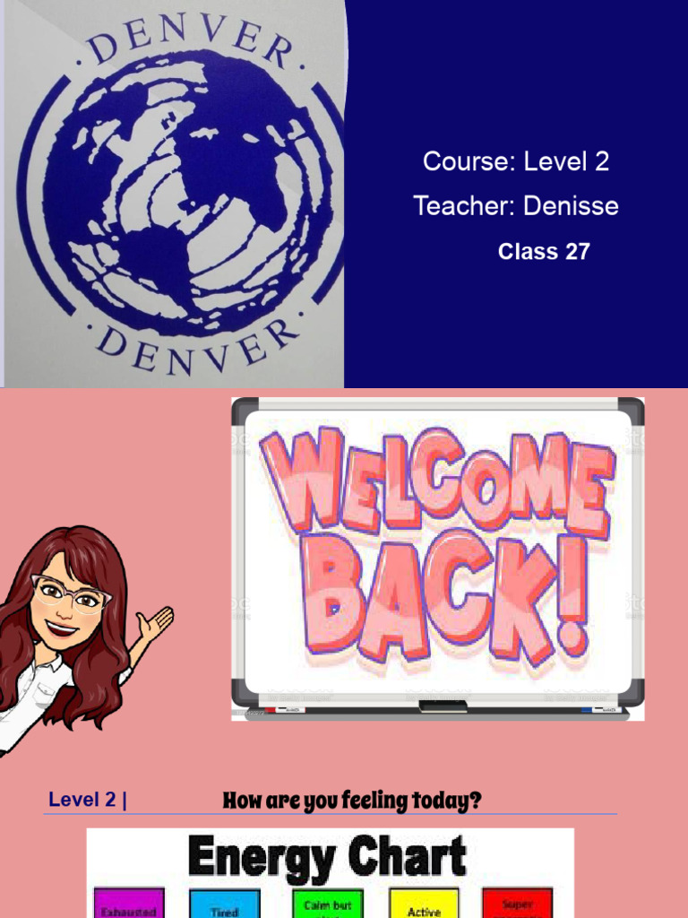 L2 Class 28 June, 18th and 19th | PDF