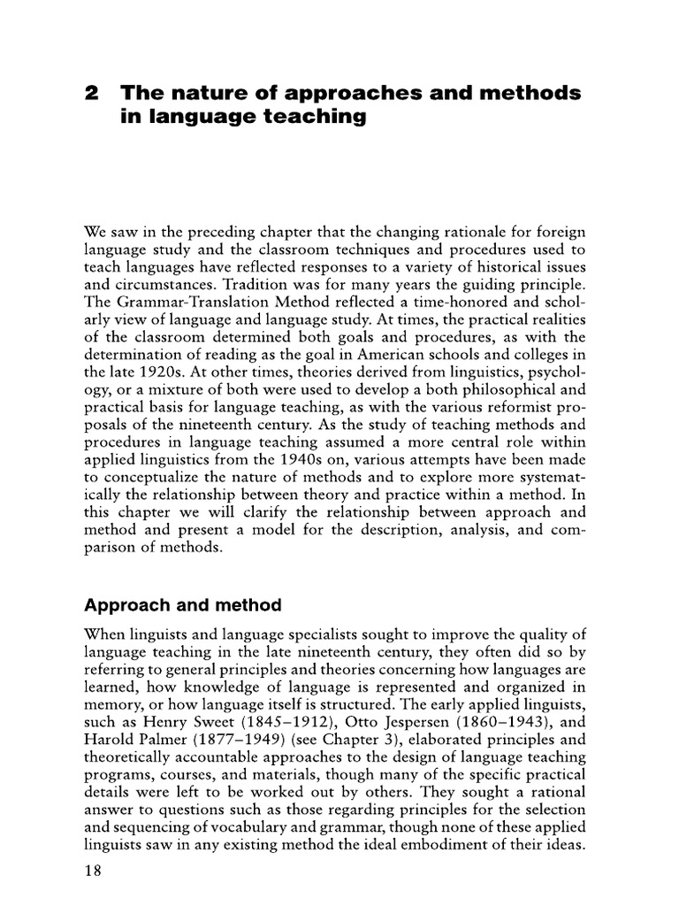 Definition of Approach and Methods | PDF