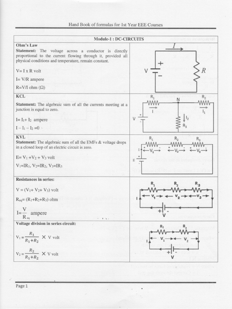 Eee Handbook | PDF | Inductance | Inductor
