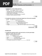IELTS Practice Listening Test 2 - Part 1 | PDF | Home & Garden