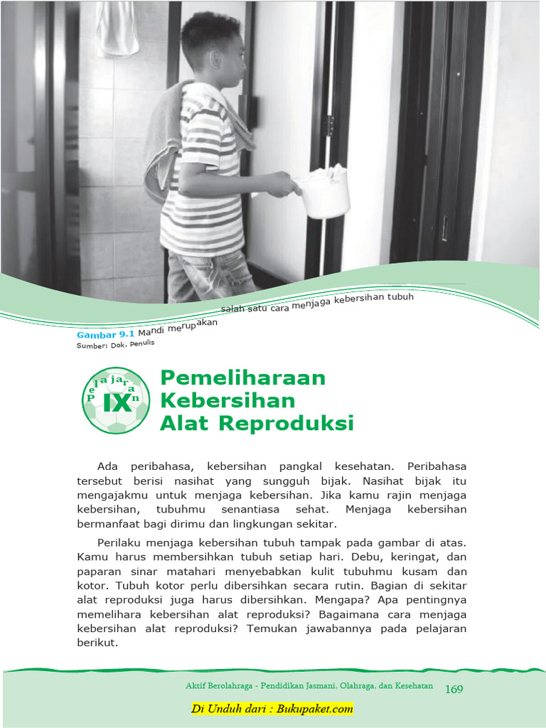 BAB IX Pemeliharaan Kebersihan Alat Reproduksi | PDF | Pengembangan Diri | Kesehatan Holistik