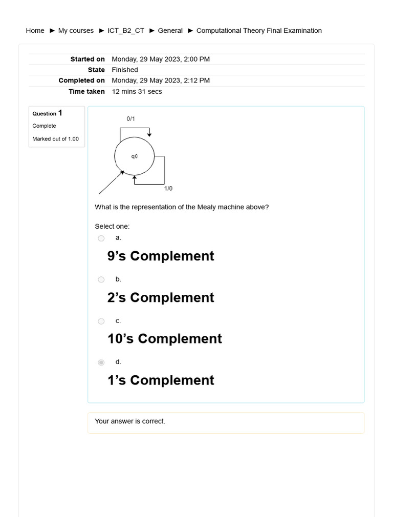 2022 Final Gen 12 | PDF | Formalism (Deductive) | Computing