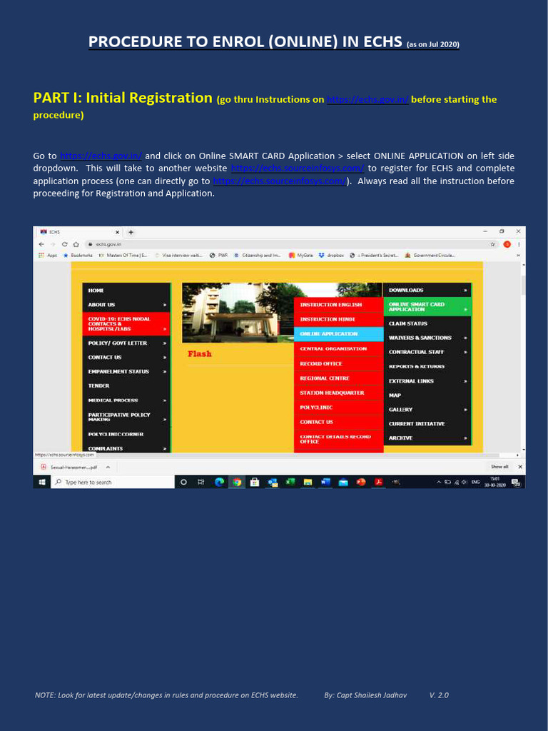 How To Enrol in Echs For Sscos V - 2 - 0-1 | PDF | Payments