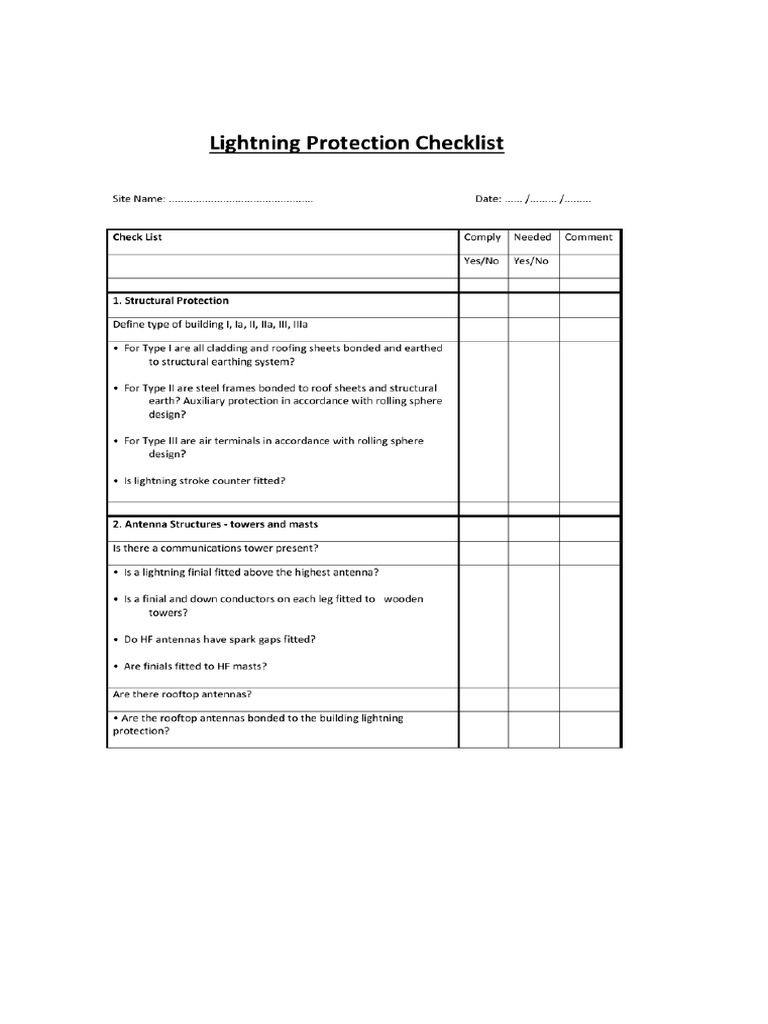 CHECK SHEET INSPECTION LIGHTING POLE MEASURMENT | PDF