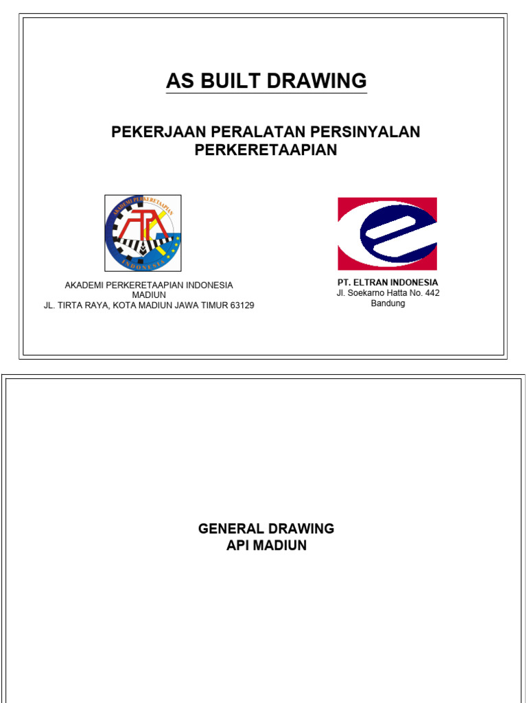 Asbuilt Drawing Api Madiun | PDF