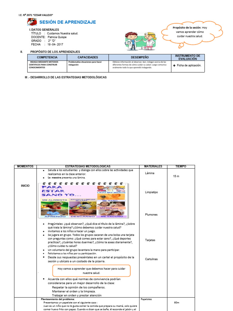 Estrategias para Cuidar la Salud | PDF | Cognición | Aprendizaje