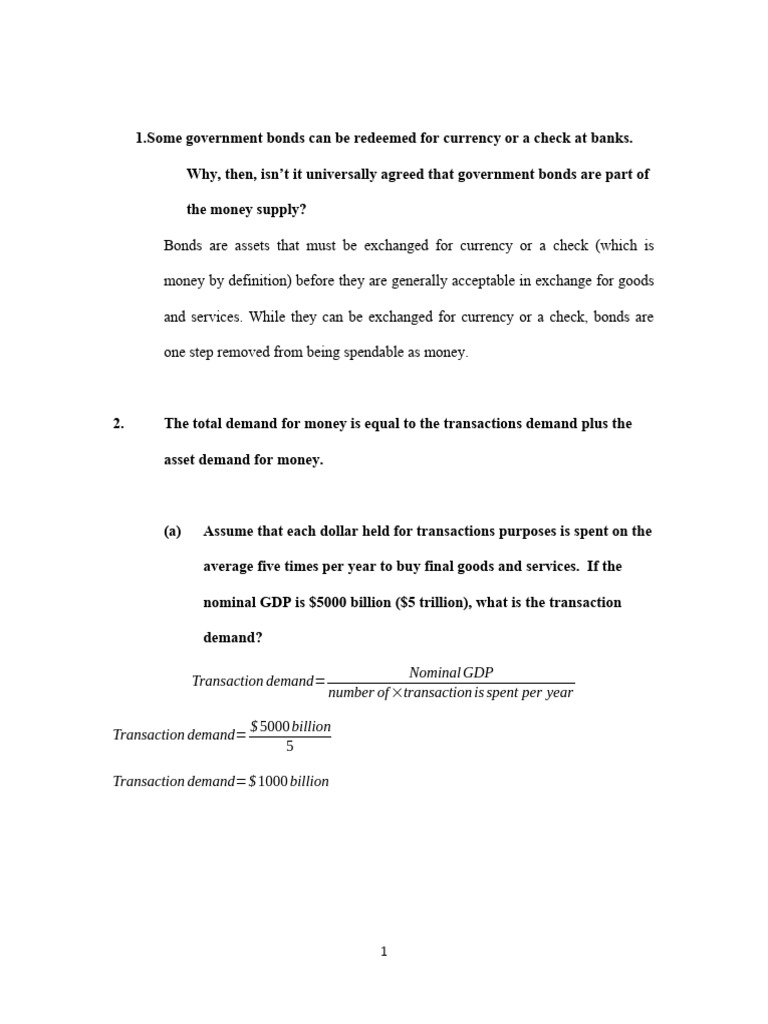 Economics 100 | PDF | Money Supply | Interest