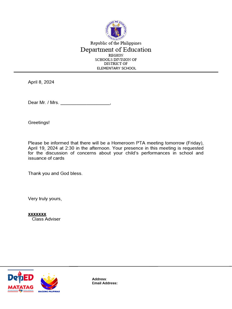 Notice of Hrpta Meeting | PDF