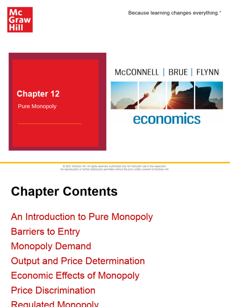 McConnell 22e PPT Ch12 Final Accessible | PDF | Monopoly | Profit ...
