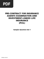 Takaful Basic Exam Practice Questions | PDF | Insurance | Indemnity