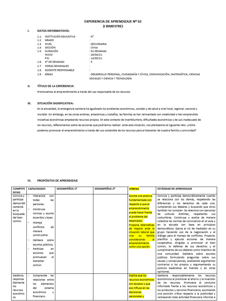 2°EdA-2°Secundaria | PDF | Números | Exponenciación
