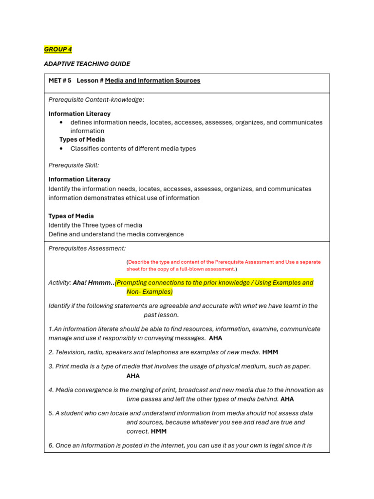 Group 4 Sevilla, Glester ATG | PDF | Information | Learning