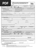 Main Bir Form 1904 Application For Registration Philippines | PDF ...