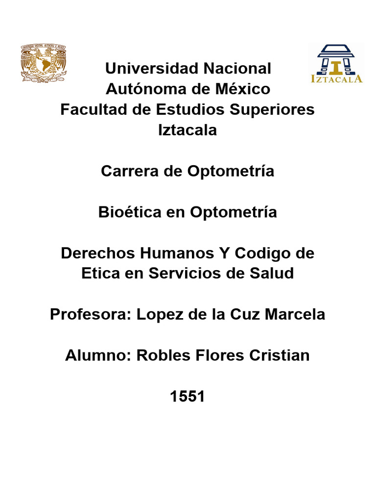 Derechos humanos y C-digo de -tica en servicios de salud.-Robles_FC | Descargar gratis PDF ...