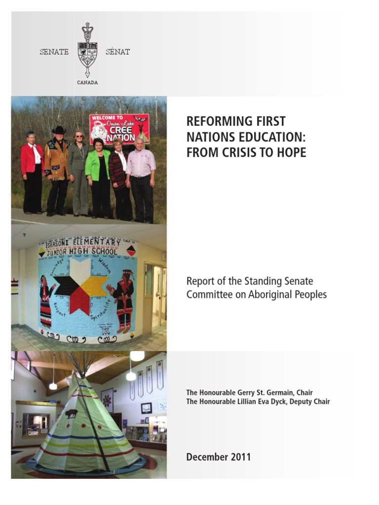 Reforming First Nations Education | PDF | First Nations | Canada