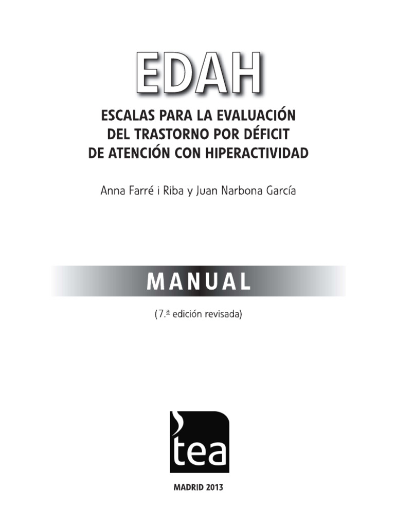 Manual Edah 5ta Edicion | PDF