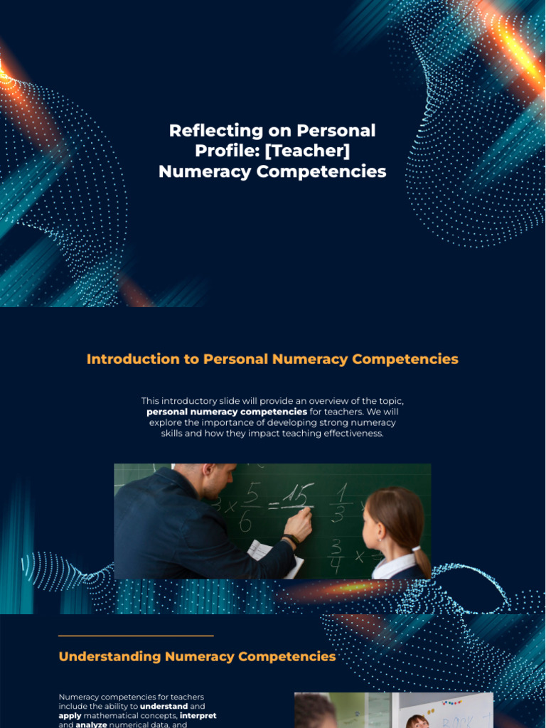 slidesgo-reflecting-on-personal-profile-teacher-numeracy-competencies ...