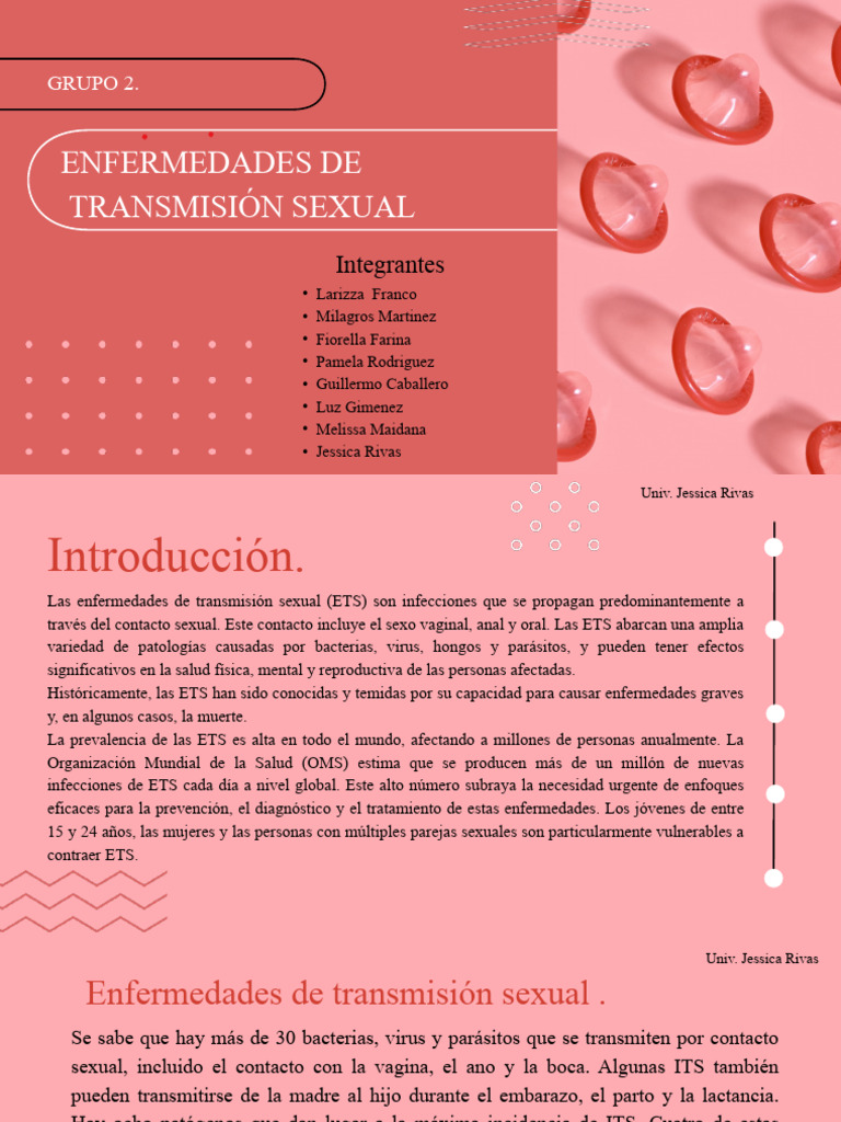 Enfermedades de transmisión sexual | PDF | Infección transmitida sexualmente | VIH
