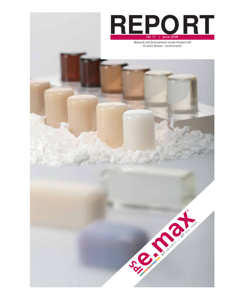 IPS-e.max-Report-e 2006 | Download Free PDF | Glasses | Sintering