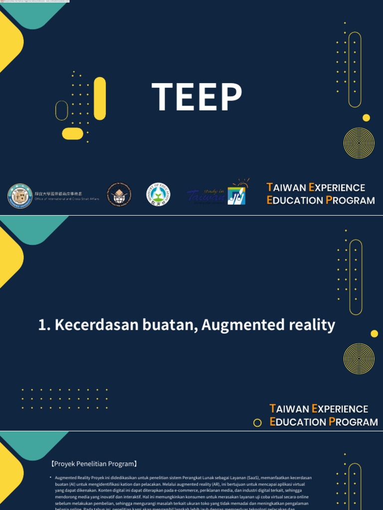 TEEP Program in PU (1) .En - Id | PDF | Seni