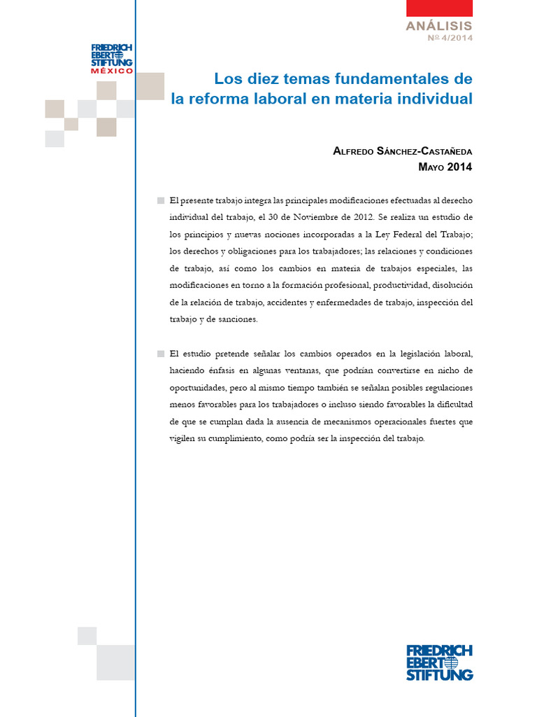 Libro Alfredo Reforma Lab | PDF | Derecho laboral | Outsourcing