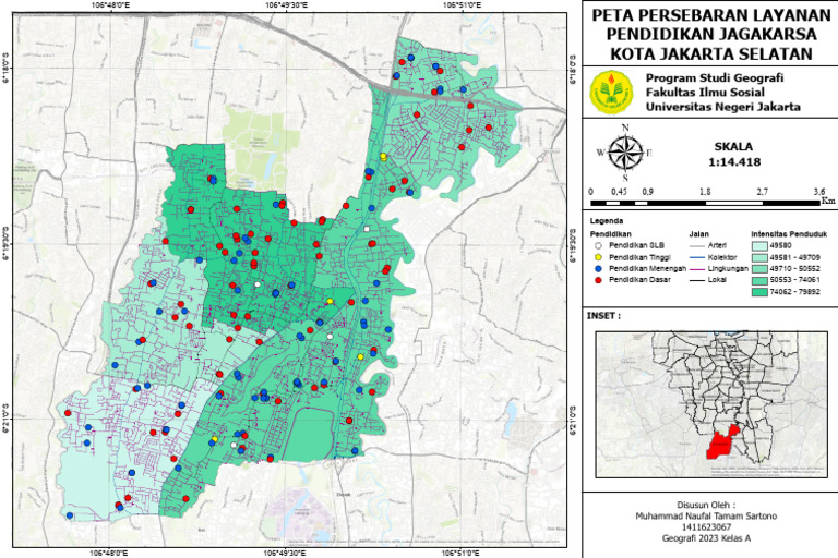 Peta Jagakarsa-1 | PDF