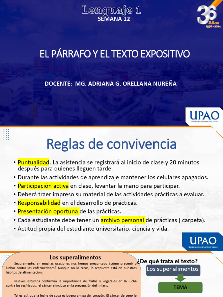 Estructura del párrafo expositivo | PDF | Fruta | Esqueleto