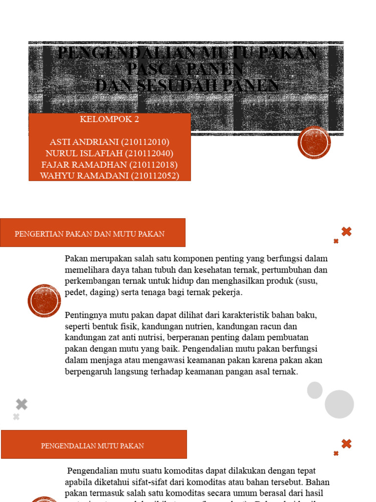Pengendalian Mutu Pakan | PDF