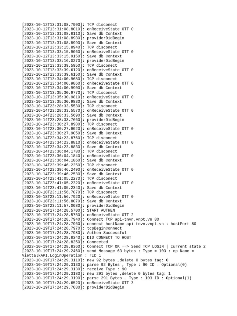 Logfile 0 | PDF | Transmission Control Protocol | Networking Standards