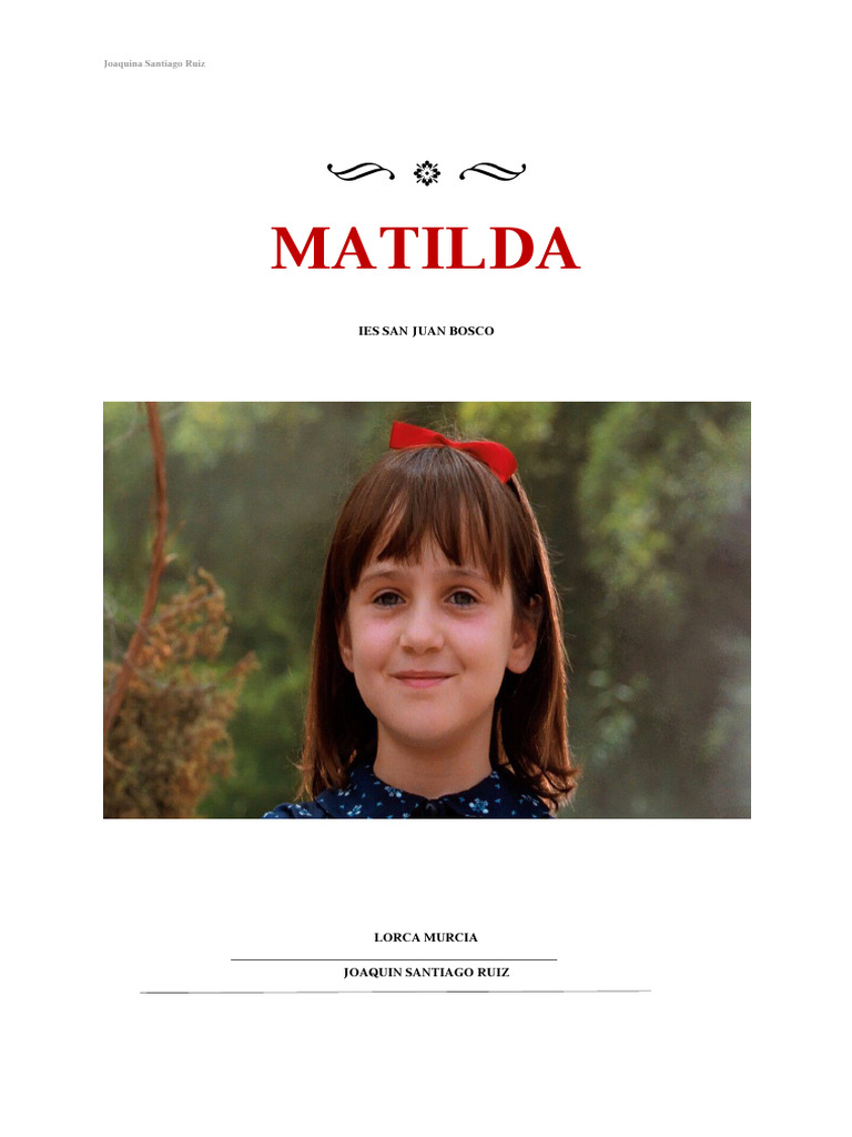 Matilda 2 | PDF | Novela negra, policíaca y suspenso