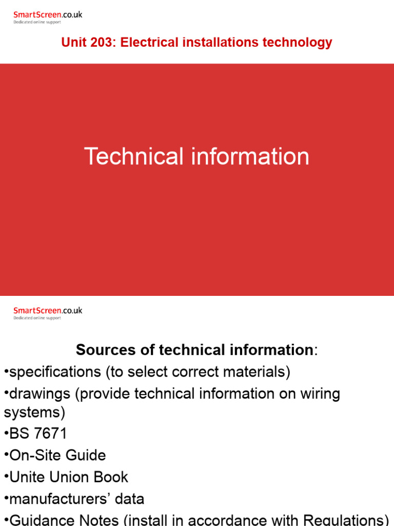 2365 02 l2 203 Presentation 2 Technical Information | PDF | Electricity | Electric Power