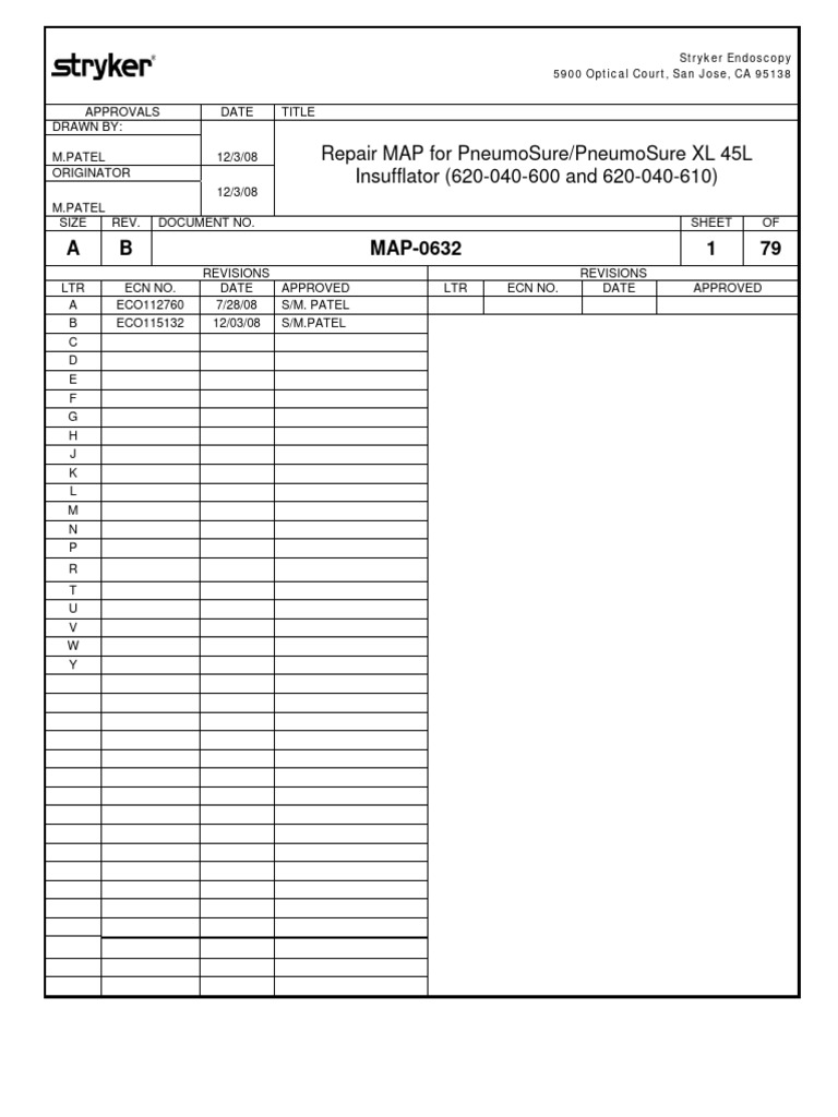 Insufflator-Pneumo Sure High Flow-0620040600-Service Manual | PDF ...