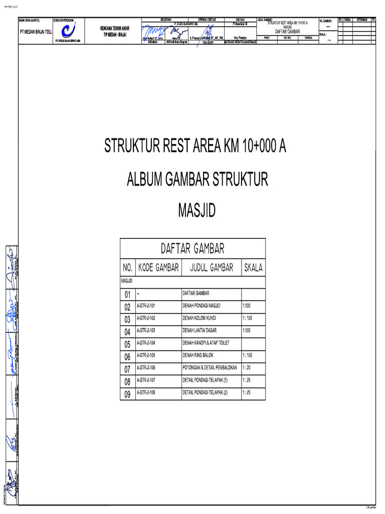 Struktur - Masjid 10+000 A | PDF