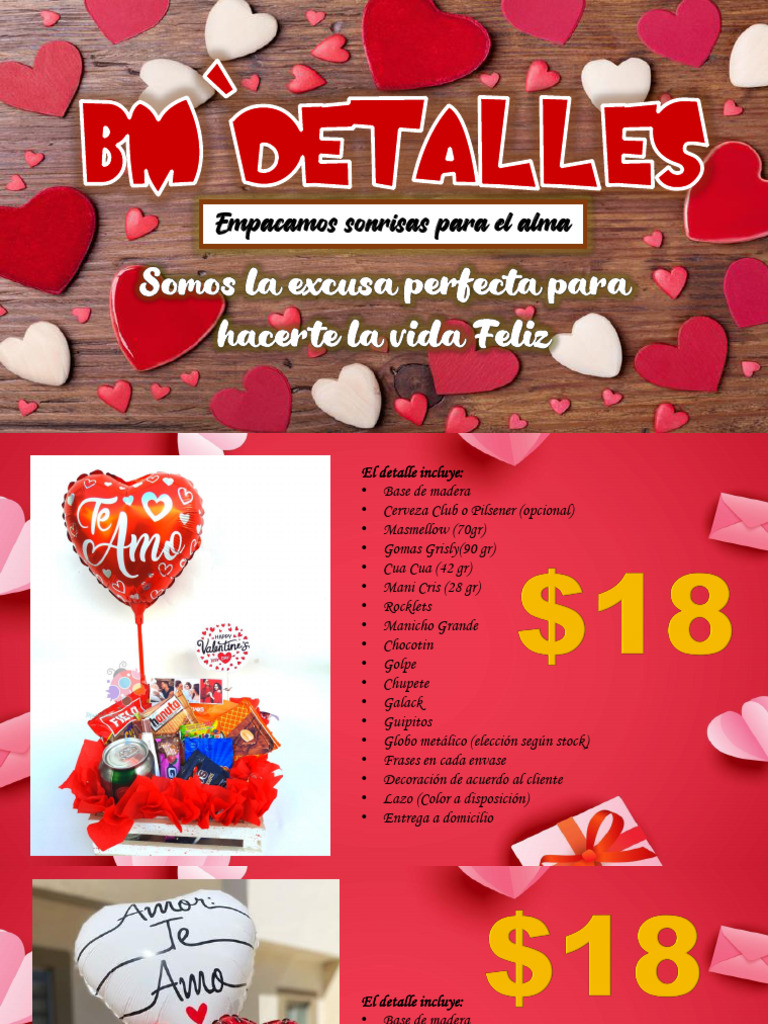Catalogo San Valentin Bm'detalles | PDF