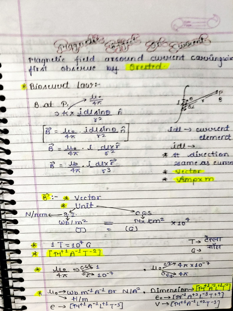 Magnetic Effect Physics | PDF