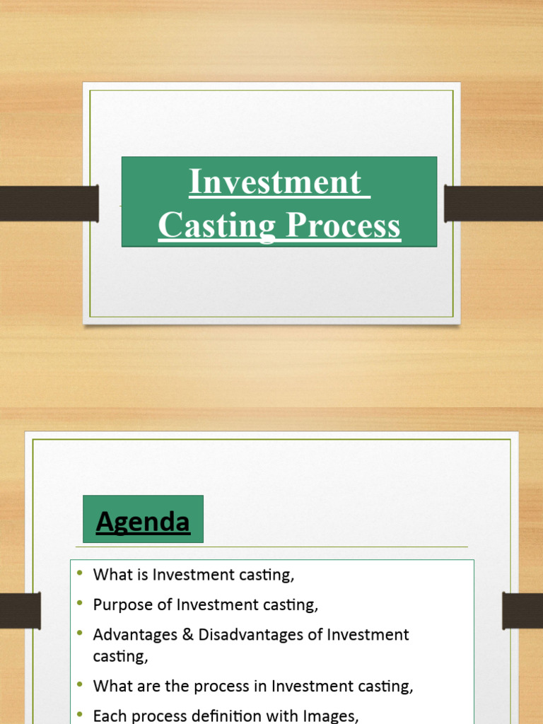 Investment Casting for Engineers | PDF | Casting | Building Materials