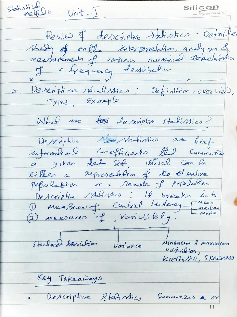 Statistical Method Part-1 | PDF