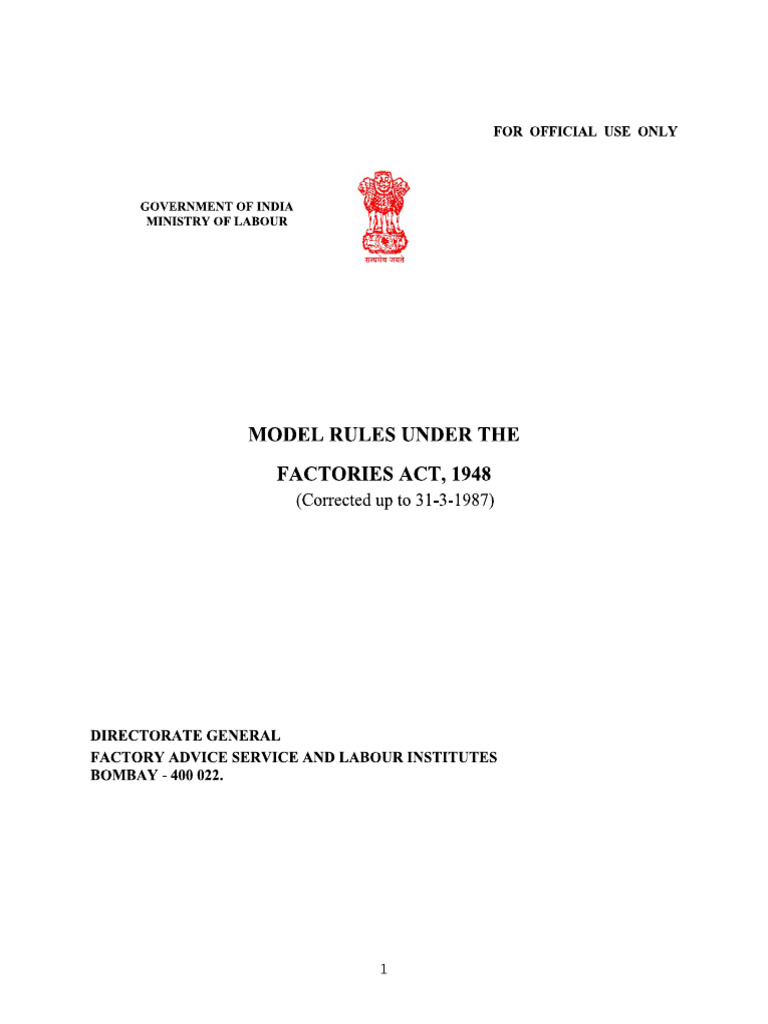 Factory Rules | PDF