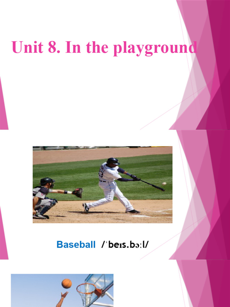 Unit 8. in The Playground | PDF | Sports & Recreation | Games & Activities