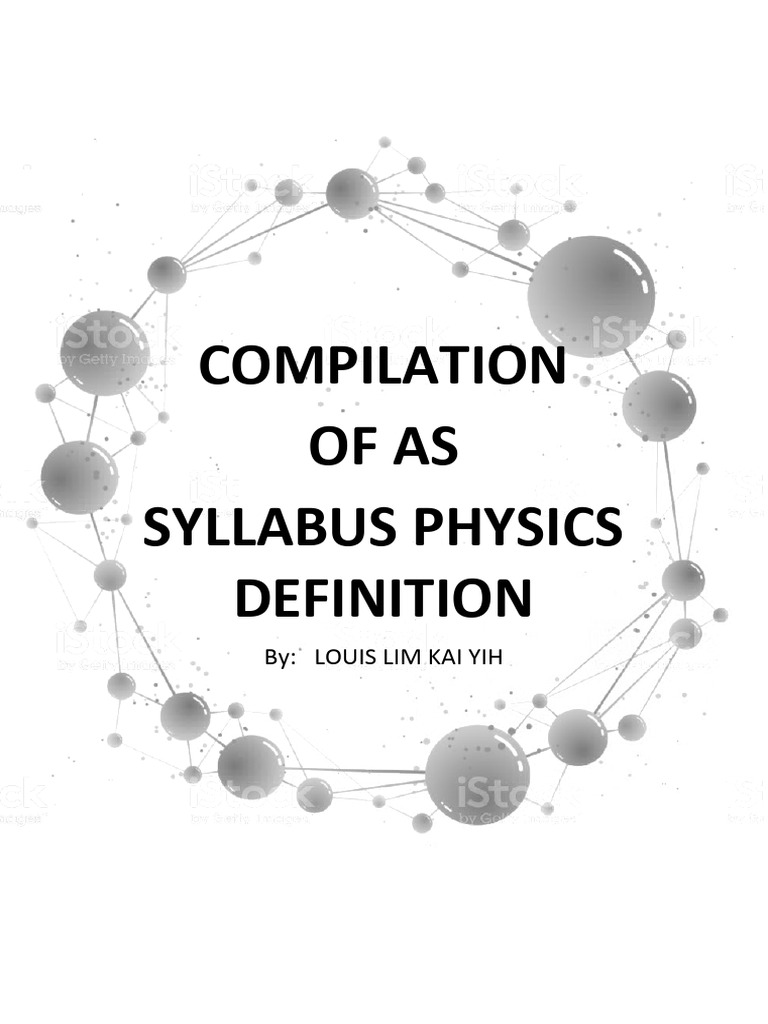 PHYSICS Definition Compilation | PDF | Force | Waves