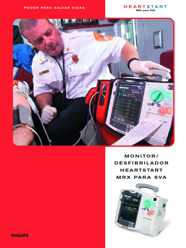 Desfibrilador Con Monitor y Paletas Externas | PDF | Presión sanguínea | Electrocardiografia
