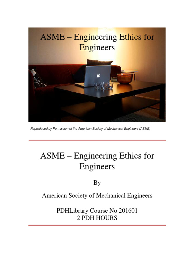 201601-ASME Engineering Ethics For Engineers (EXTRA) | PDF | Conflict ...